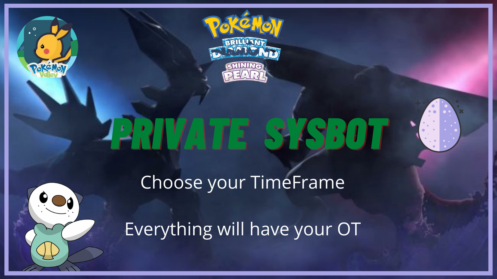 Private SysBot Shiny 6IV – Unlimited Pokemon| Pokemon BDSP - Pokemon Valley