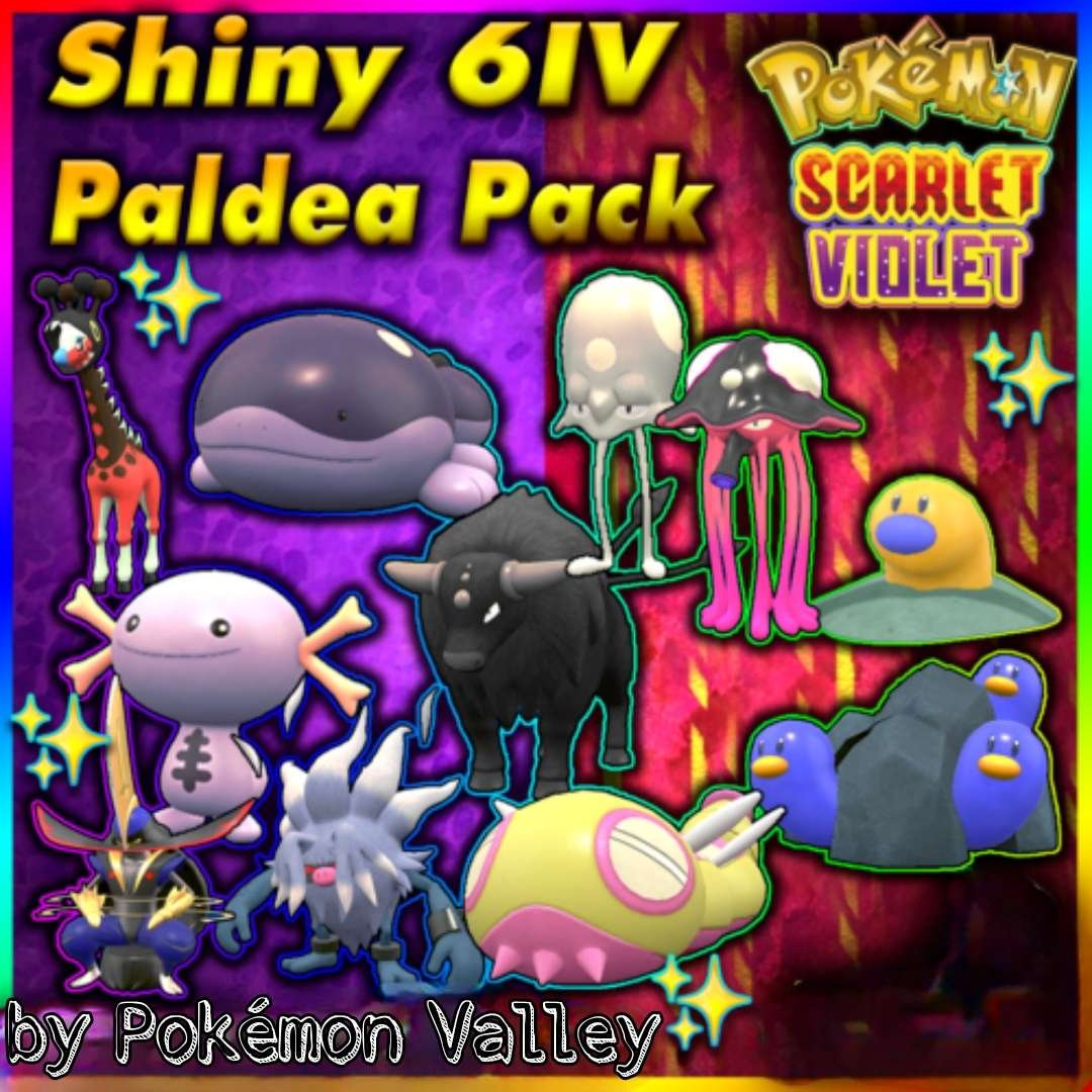 Bundle Regional Form – Gen 9 Shiny 6IV – Pokemon Scarlet & Violet ...