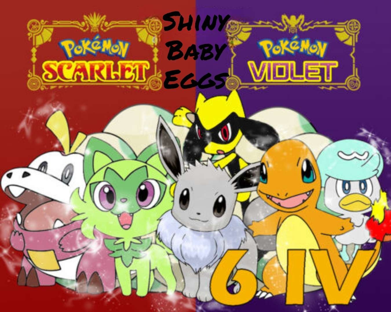 Bundle Team Egg – Gen 9 Shiny 6IV – Pokemon Scarlet & Violet - Pokemon ...