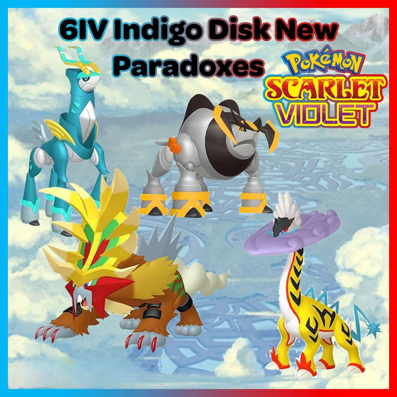 POKEMON ALL NEW PARADOX BR - GEN 9 | 6IV Everything is 100% legal ...